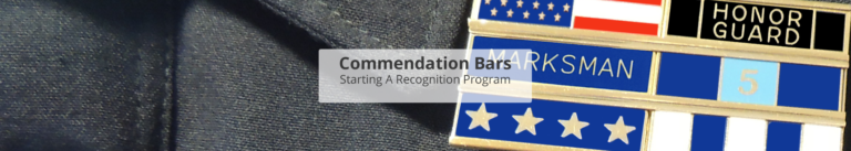Commendation Bars; Police, Fire, Military, Security, EMS - V. H. Blackinton