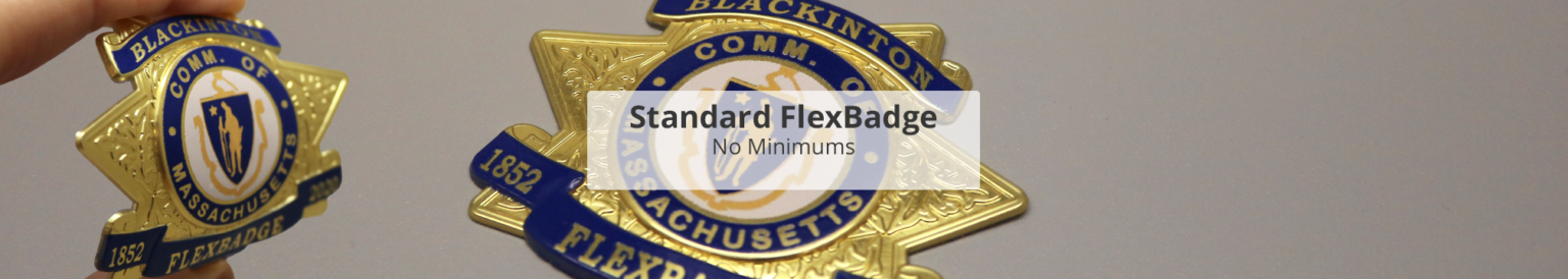 3D Metallic Emblem Standard FlexBadge - V. H. Blackinton
